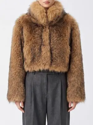 ROTATE BY BIRGER CHRISTENSEN Fur Coat - Beige