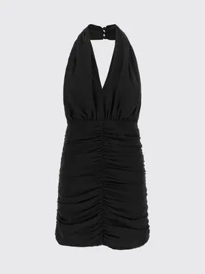 ROTATE BY BIRGER CHRISTENSEN Ruched Halterneck Mini Dress