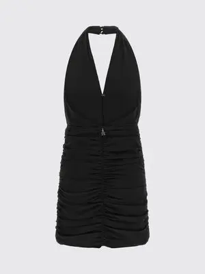 ROTATE BY BIRGER CHRISTENSEN Ruched Halterneck Mini Dress