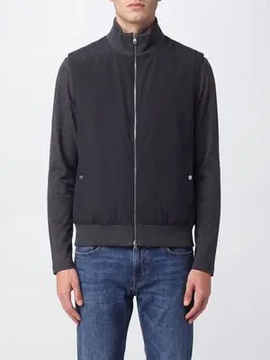 Herno Padded Technical Nylon High-neck Gilet With Two-way Zip
