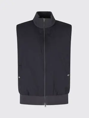 Herno Padded Technical Nylon High-neck Gilet With Two-way Zip