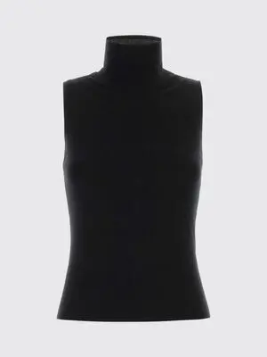 Extreme Cashmere Ribbed Turtleneck Sleeveless Top
