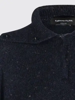 Fabiana Filippi Textured Knit Poncho
