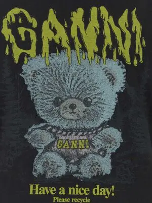GANNI T-shirt - Black