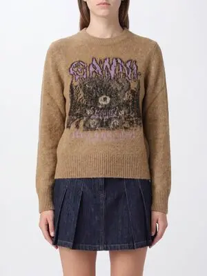 GANNI Sweater - Camel