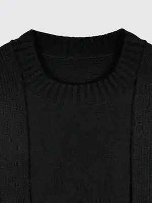 Sacai Wool Crewneck Jumper - Black