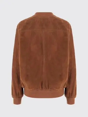Valentino Garavani Suede Lambskin Bomber Jacket With Hood