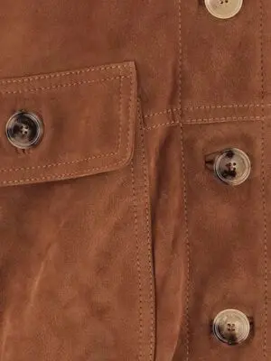 Valentino Garavani Suede Lambskin Bomber Jacket With Hood