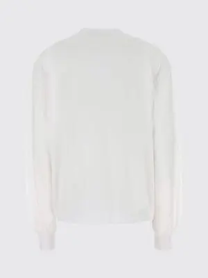 GANNI Organic Cotton Long Sleeve T-shirt With Teddy Bear Graphic - White