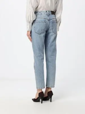 Brunello Cucinelli High Rise Straight Leg Jeans