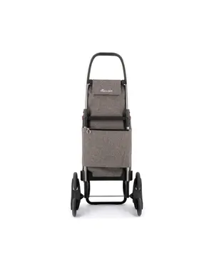ROLSER Ecosak 6 Wheel Stair Climber Foldable Shopping Trolley - Granite
