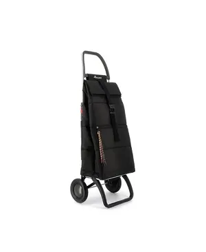 ROLSER Big Polar 2 Wheel Foldable Shopping Trolley - Black