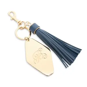 Bloomingdale'S Hotel Tassel Key Chain Exclusive - Navy