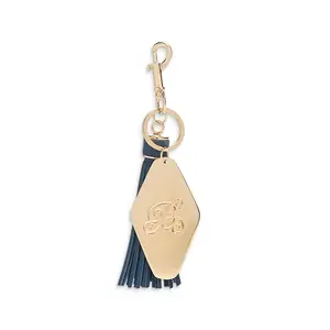 Bloomingdale'S Hotel Teal Tassel Key Chain Exclusive - None