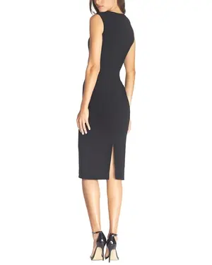 Dress The Population Elle Sweetheart Neck Bodycon Midi Dress