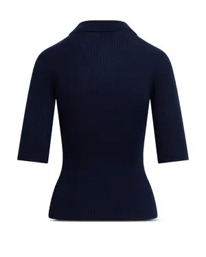FAVORITE DAUGHTER The Downtown Wool Polo Sweater