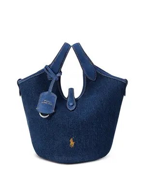 Polo Ralph Lauren Small Denim Tote Bag