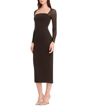 Dress The Population Maxine Midi Dress - Mocha