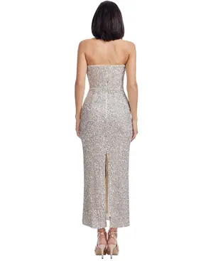 Dress The Population Vada Sequin Midi Dress - Opal
