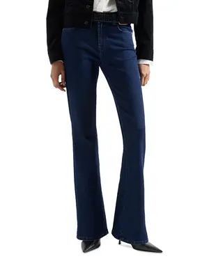 7 For All Mankind The Leggy Mid Rise Flare Jeans