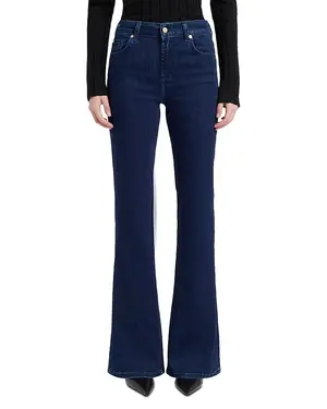 7 For All Mankind The Leggy Mid Rise Flare Jeans - Classical