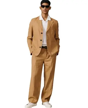 Aubin Belvedere Relaxed Linen Blazer