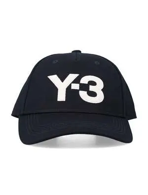 Y3 Logo Baseball Cap - Nero