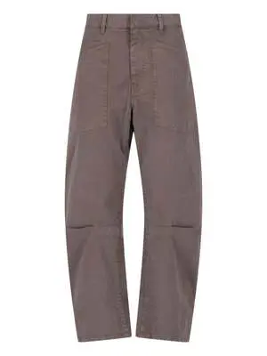 NILI LOTAN High-waisted Utility Trousers