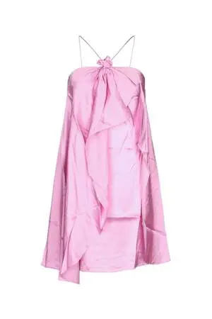 Acne Studios Strapless Gown With Sculptural Drape
