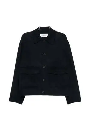 LARDINI Wool And Cashmere Button-front Jacket