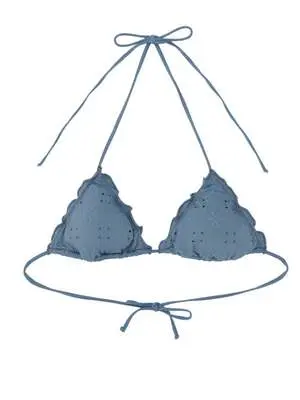 MC2 SAINT BARTH Sangaloo Sagittarius Bikini Top - Blue