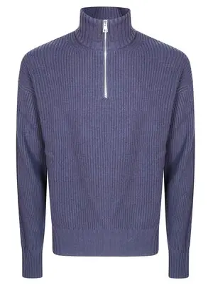 DIANA STUDIO English Rib Zip Polo