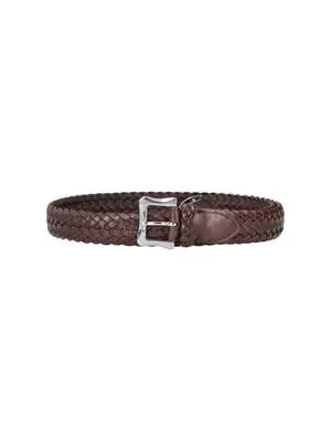 J & M DAVIDSON Braided Leather Belt