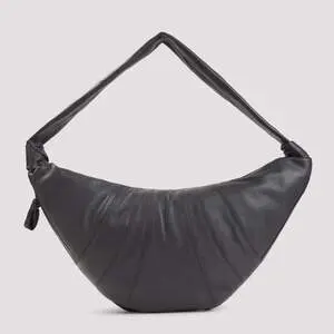 LEMAIRE Croissant Large Leather Handbag - Brown