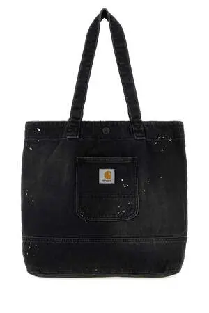 Carhartt Work In Progress Denim Tote Bag - Black