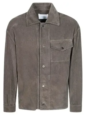 PAOLO PECORA Velvety Button-up Shirt