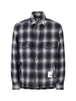Mihara Yasuhiro Plaid Wool Shirt Jacket