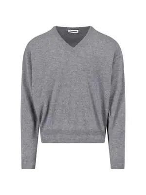JIL SANDER Cashmere V-neck Sweater