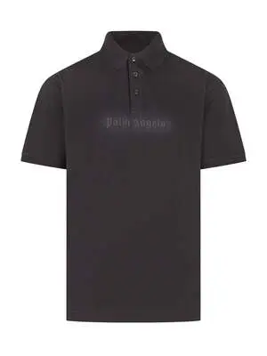 Palm Angels Logo Spray Regular Polo