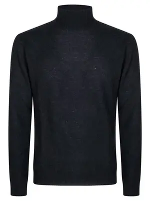 Altea Cashmere Merino Turtleneck Sweater - Nero