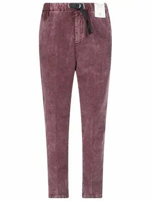 White Sand Frill Pants For Men