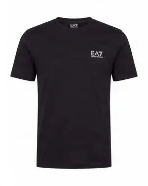 EA7 S Logo Crewneck T-shirt - Black