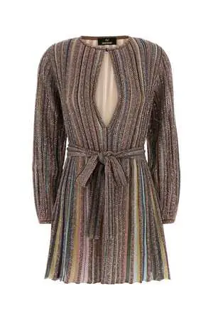 MISSONI Missoni Embroidered Knit Mini Dress