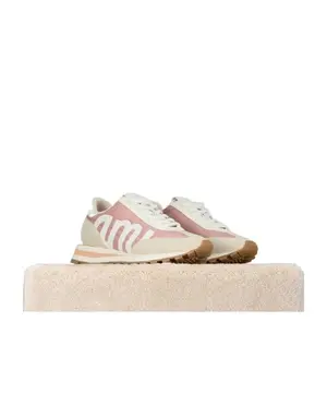 AMI Paris Logo-patch Panelled Sneakers