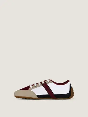 Givenchy Slim Sneakers In Nylon And Suede