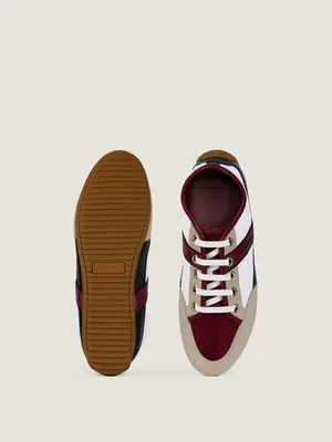 Givenchy Slim Sneakers In Nylon And Suede