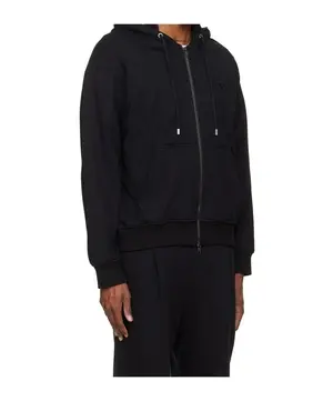WOOYOUNGMI Zip-up Hoodie With Drawstring Hood