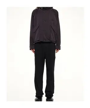 WOOYOUNGMI Hooded Double-pocket Jacket