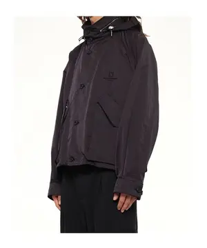 WOOYOUNGMI Hooded Double-pocket Jacket