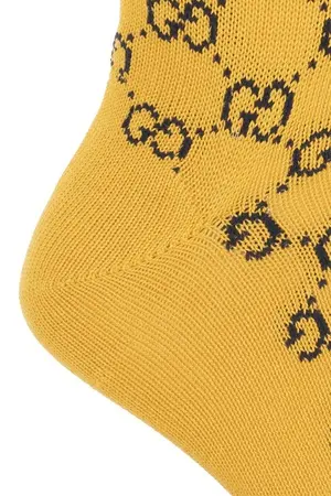 Gucci Monogram Intarsia Knit Socks